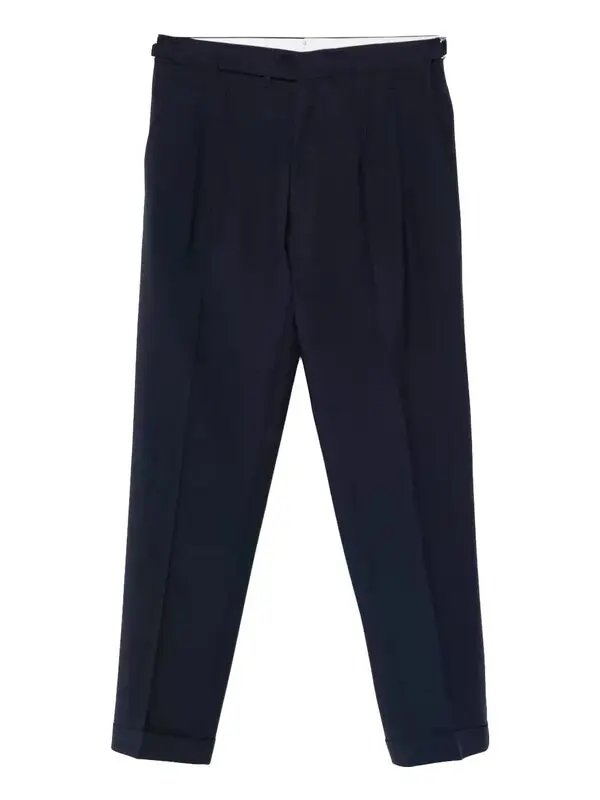 BRIGLIA 1949 Tapered Trousers - Blue