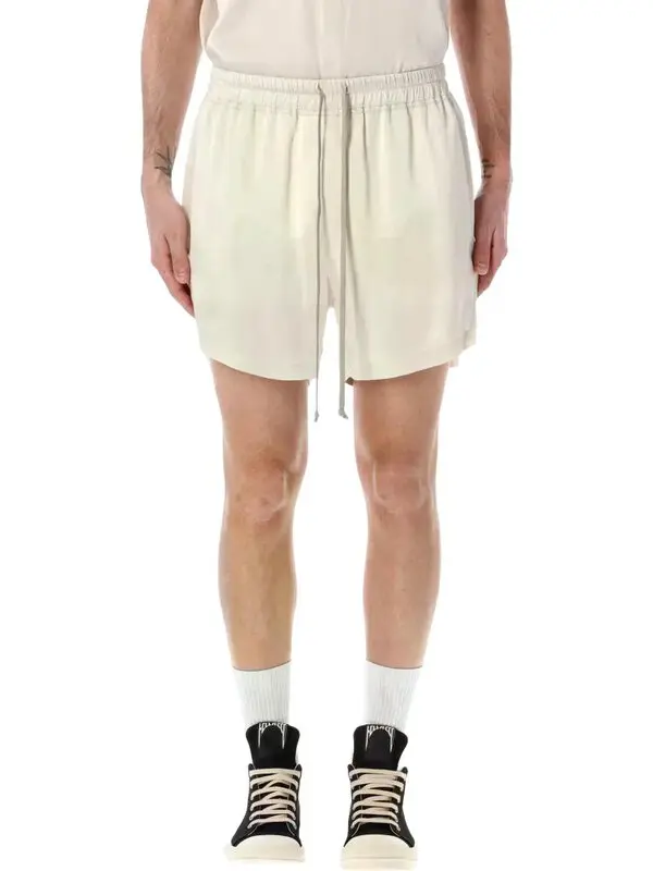 Rick Owens Drawstring Lounge Shorts - Neutrals