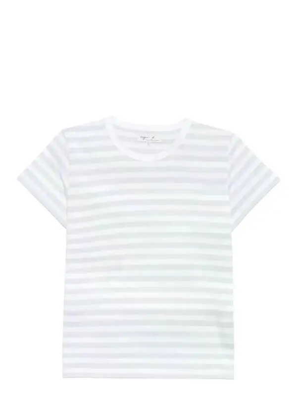 AGNÈS B. Striped T-shirt - Blue