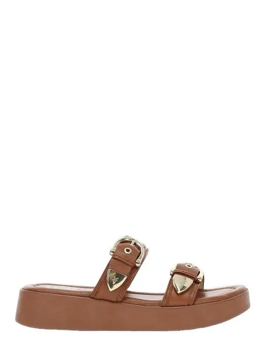 Frye Maya Buckle Sandal - Red