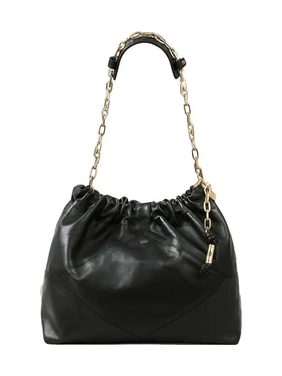 Ba&sh June Leather Tote Bag - Black