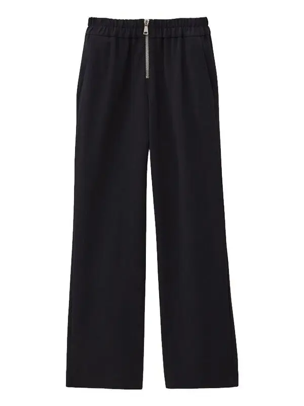 Ba&sh Carlos Wide Leg Trousers - Blue