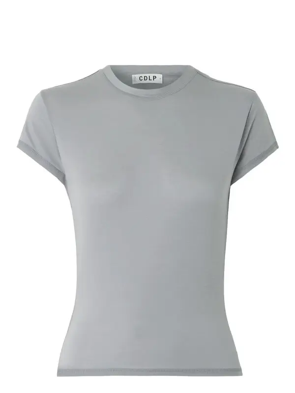 CDLP Stretch-lyocell T-shirt - Gray