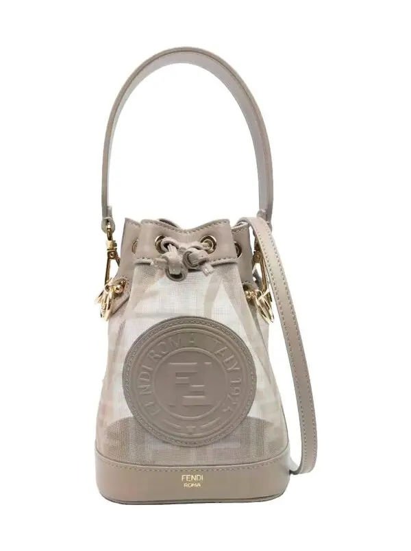Fendi Mon Tresor Mini Bucket Bag - Grey