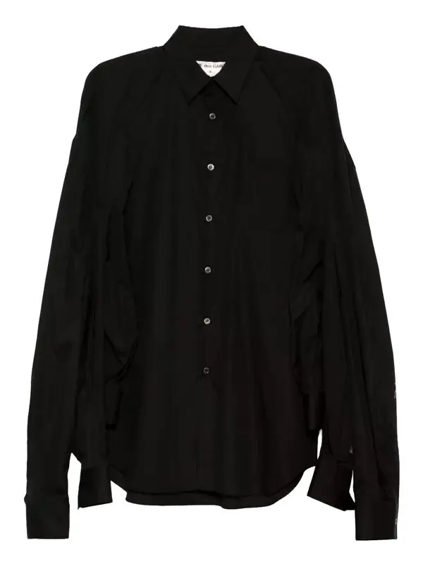 Comme Des Garçons Long-sleeved Shirt - Black