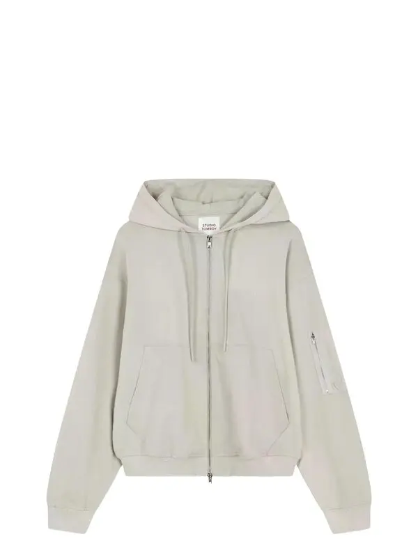 STUDIO TOMBOY Zip-up Hoodie - Grey