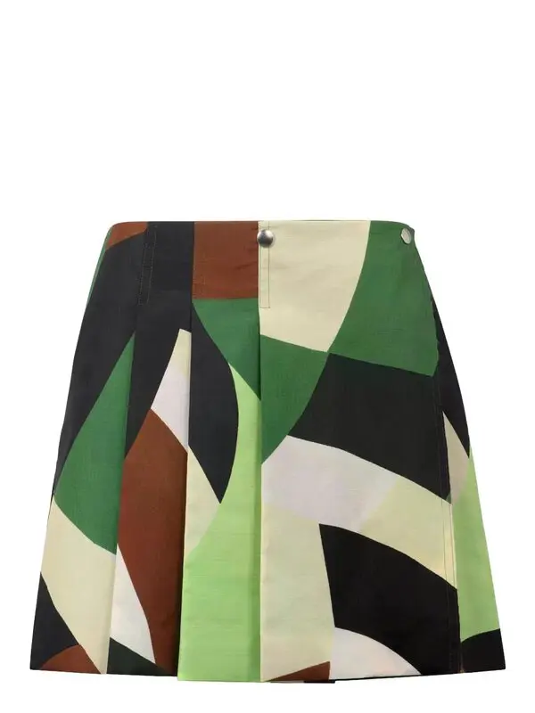 Plan C Gocaa Mini Skirt - Green