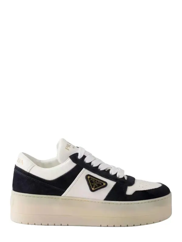 Prada Downtown Platform Sneakers - White