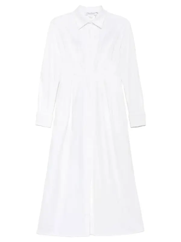 Max Mara Arezzo Maxi Shirt Dress - White