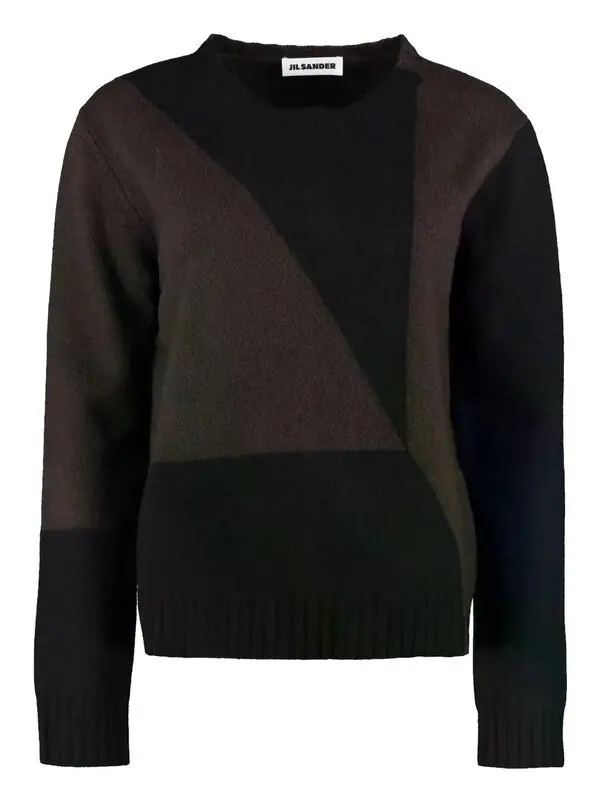 JIL SANDER Wool Sweater - Brown