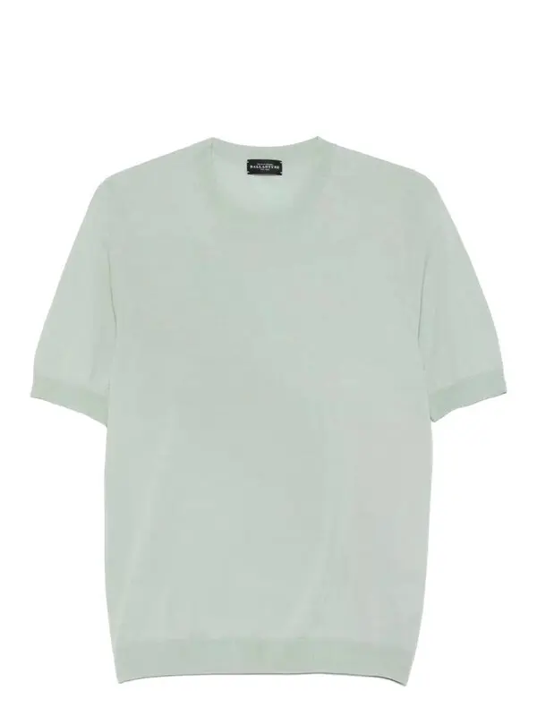BALLANTYNE Knitted T-shirt - Green