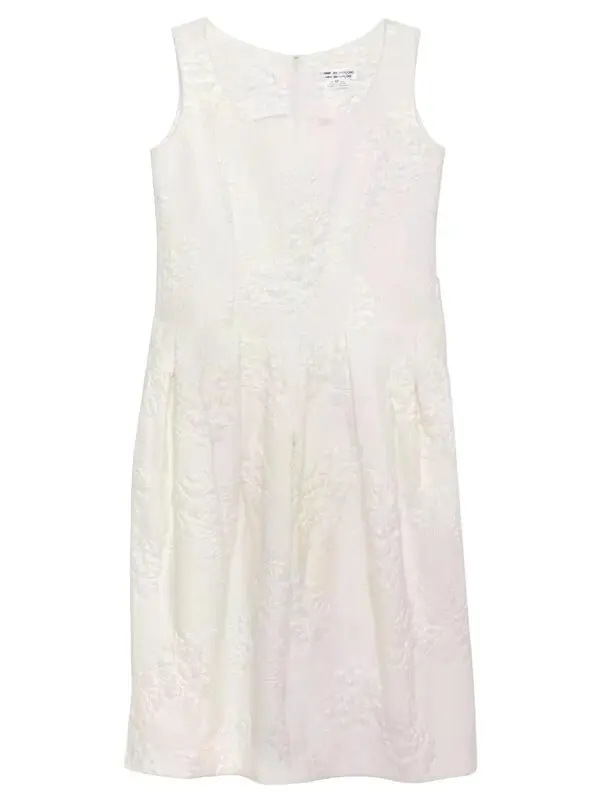 Comme Des Garçons Sleeveless Dress - White