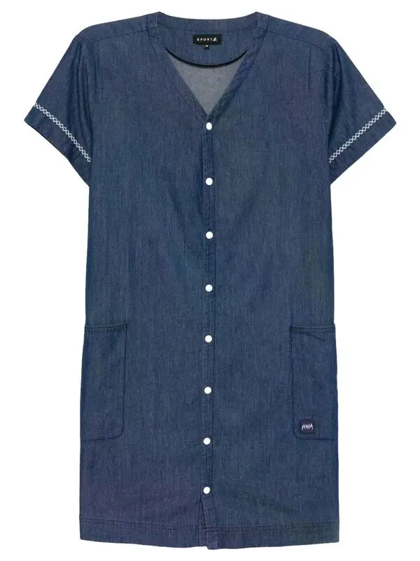 SPORT B. BY AGNÈS B. Chambray Shirt Dress - Blue