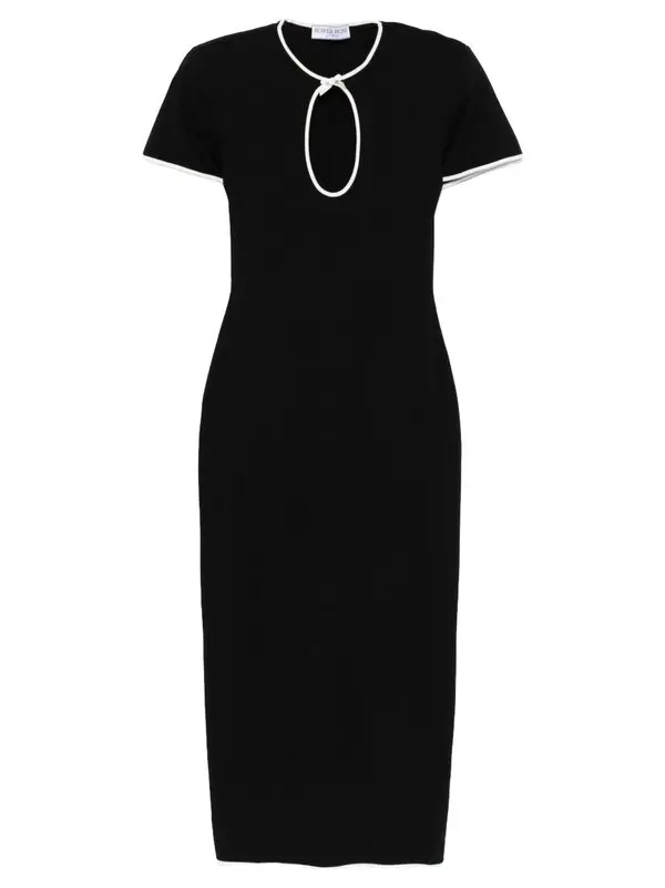 ROWEN ROSE Cut-out Maxi Dress - Black