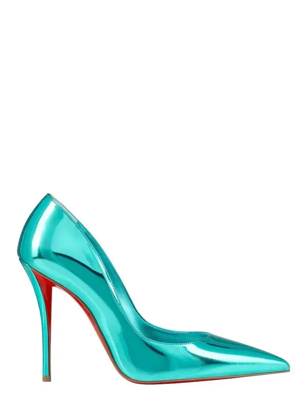 CHRISTIAN LOUBOUTIN Miss Z 100mm Pump Laminated Calf Leather - Iceberg
