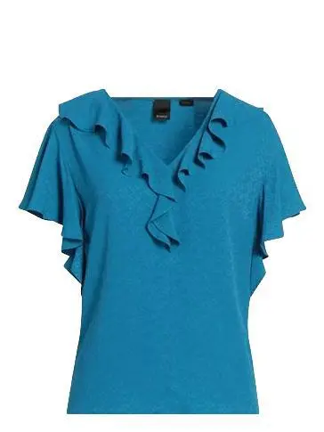 Pinko Top With Logo - Blue