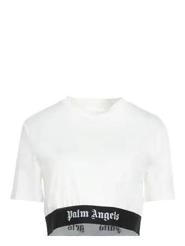 Palm Angels Crop Top - White