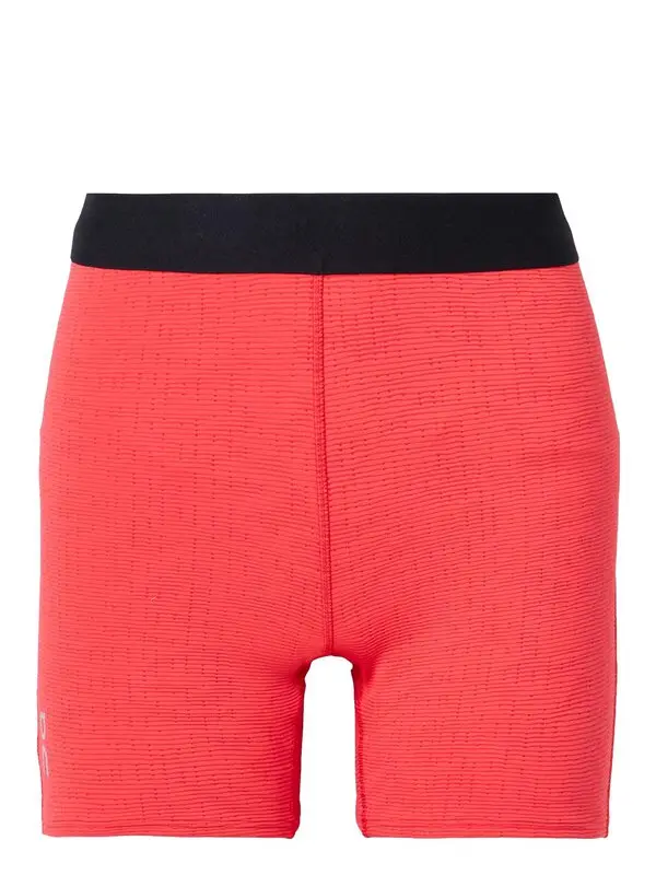 On Pace Tights Stretch-jersey Shorts - Red