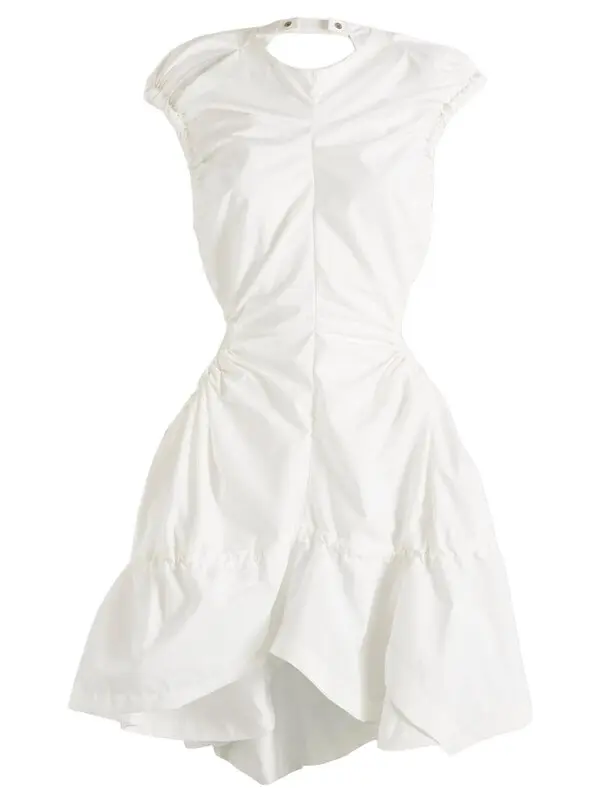 Toga Typewriter Mini Dress - White