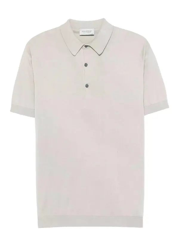 John Smedley Adrian Polo Shirt - Grey