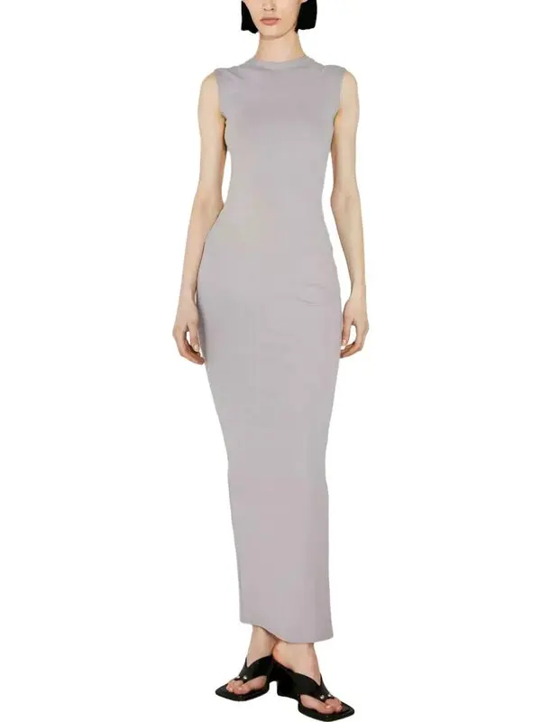 ENTIRE STUDIOS Fitted Maxi Dress - Grey