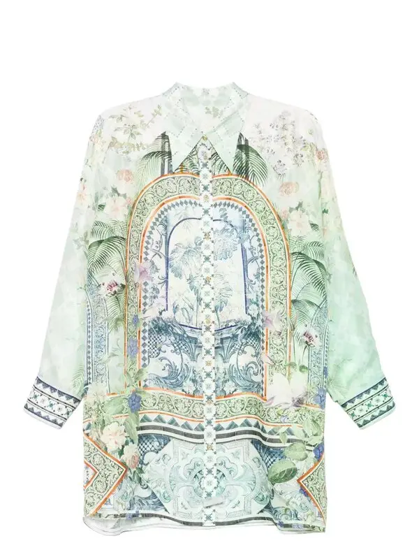 Camilla Jardim Party Shirt - Green