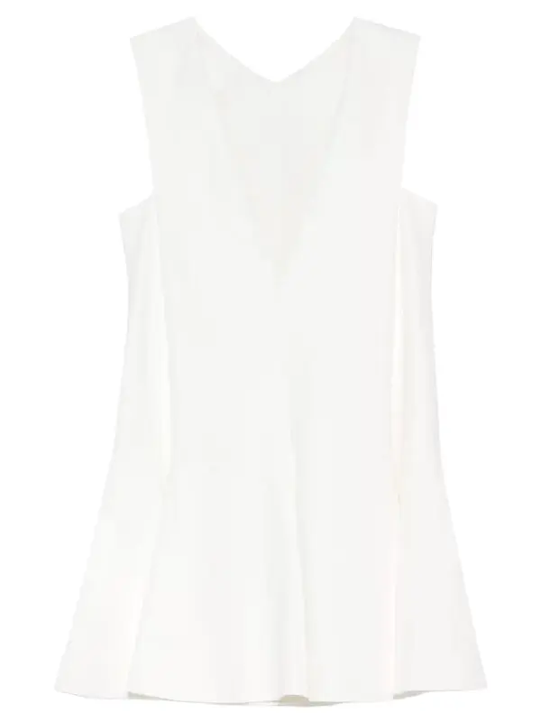 Khaite Mel Mini Dress - White