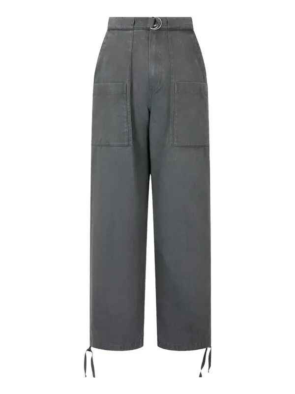 STUDIO TOMBOY High-waisted Cargo Trousers - Grey