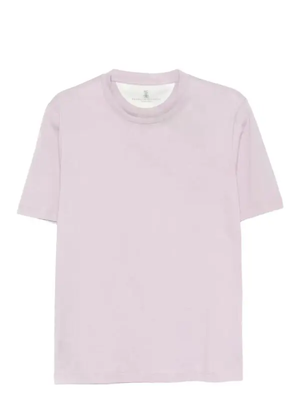 Brunello Cucinelli Jersey T-shirt - Purple