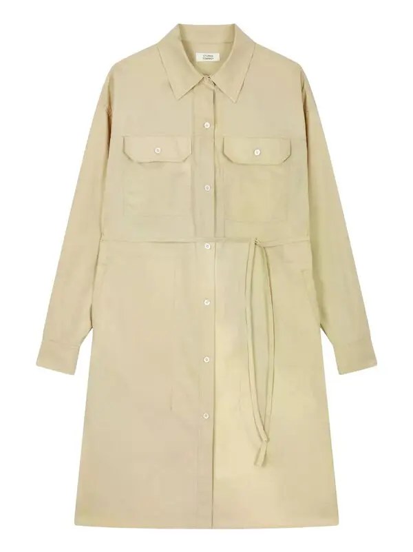 STUDIO TOMBOY Button-up Shirtdress - Neutrals