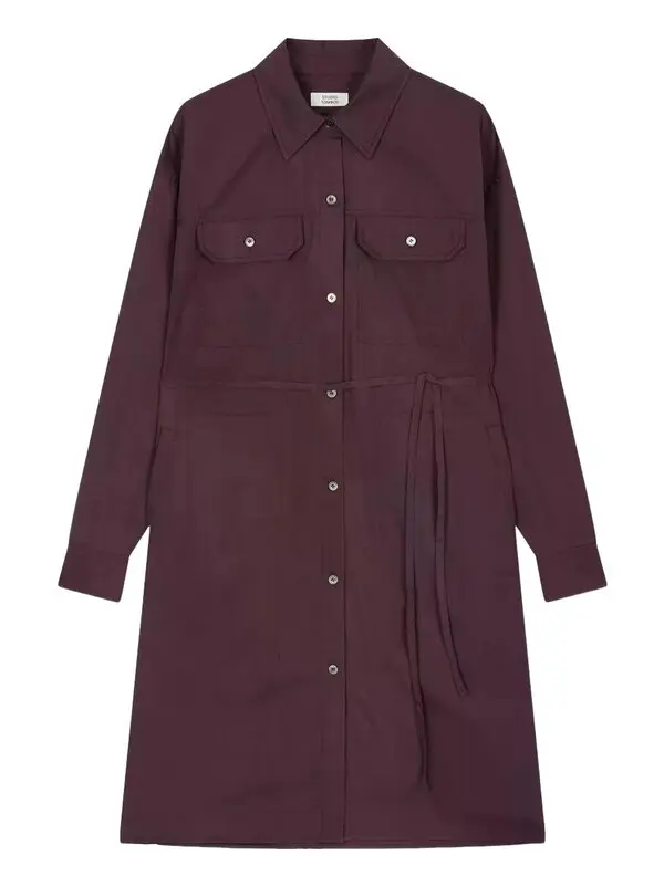 STUDIO TOMBOY Utility Shirtdress - Red