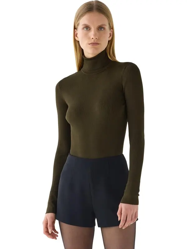 Veronica De Piante Evanne Turtleneck - Olive