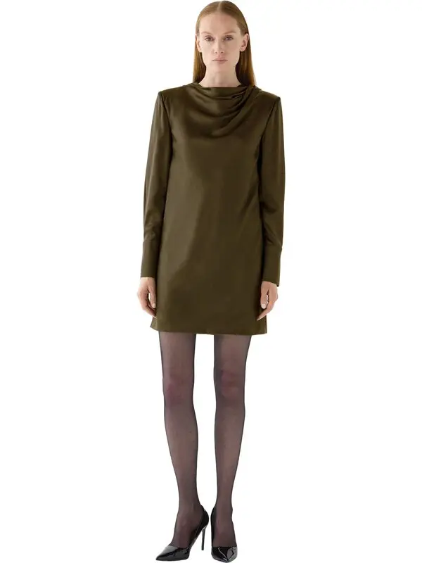 Veronica De Piante Amal Mini Dress - Olive