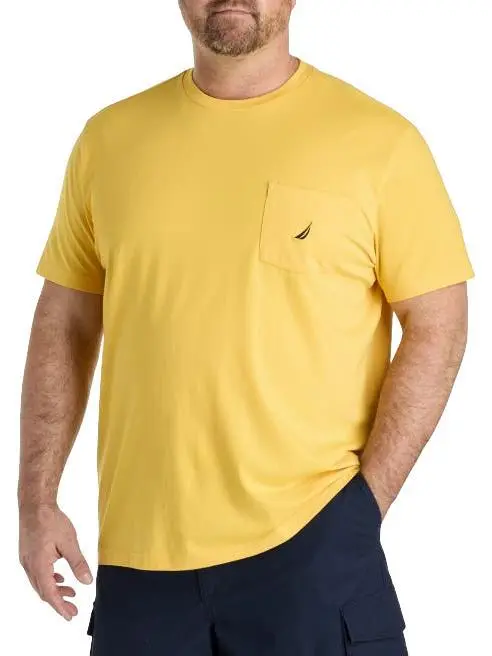 NAUTICA Big & Tall Pocket Tee - Daffodil