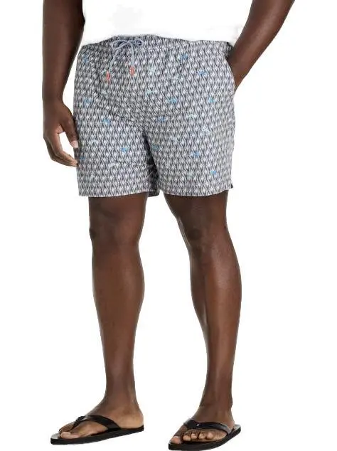 Tommy Bahama Big & Tall Naples Swim Trunks - Summer Grey