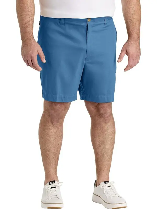 OAK HILL BY DXL Big & Tall Tech Shorts - Blue Ashes