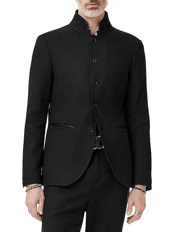 John Varvatos Slim Fit Soft Jacket - Black