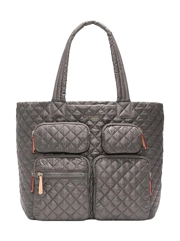 Mz Wallace Large Metro Travel Tote - Magnet/gold