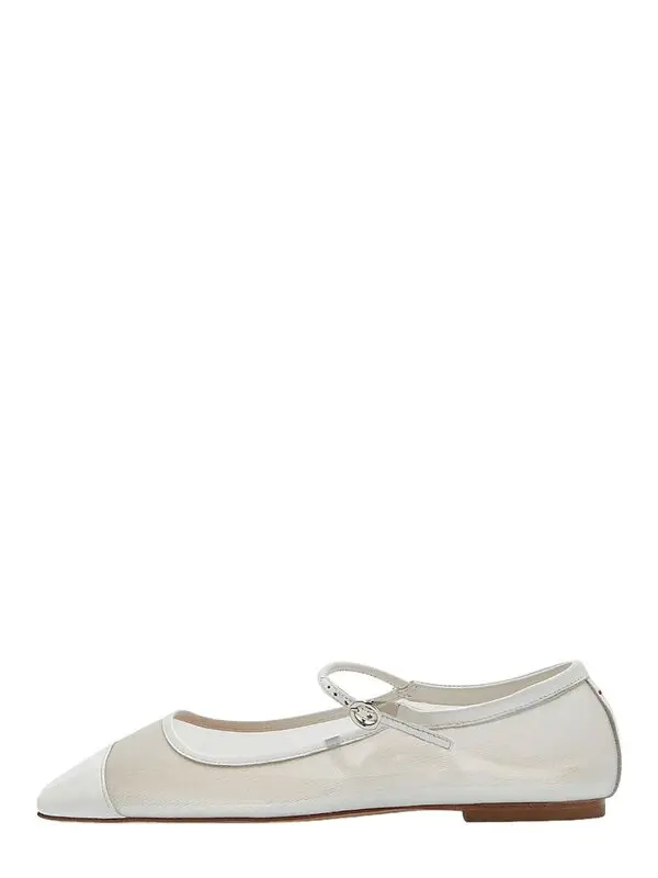 AeydĒ Uma Mary Jane Flats - White