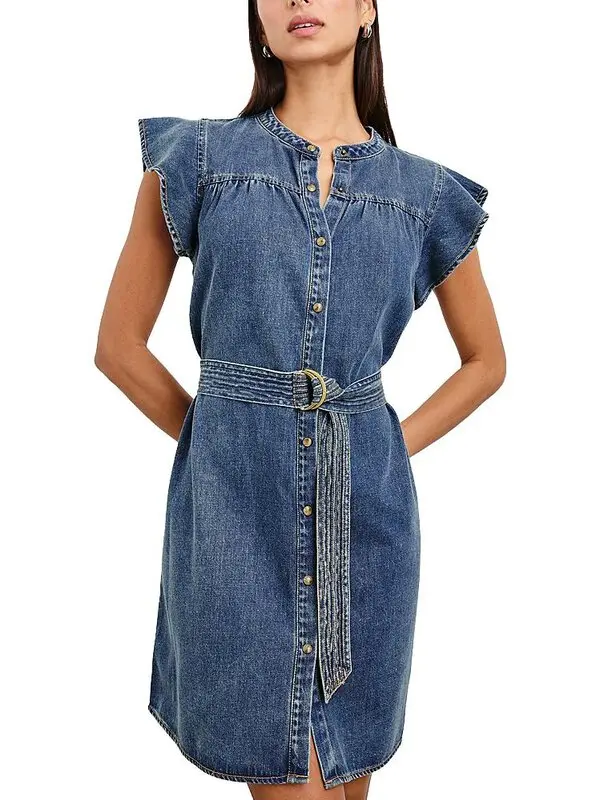 Rails Letta Denim Shirt Dress - Classic Blue