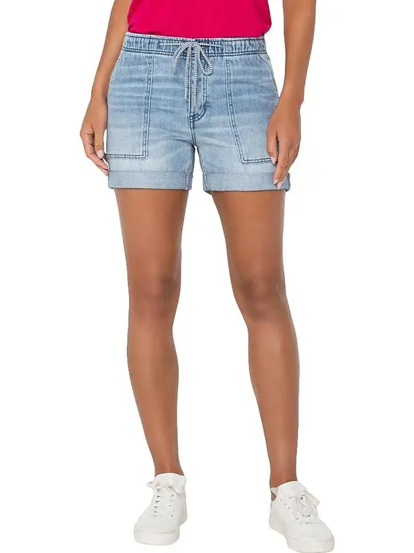 LIVERPOOL Rascal High Rise Utility Jean Shorts - Boylston
