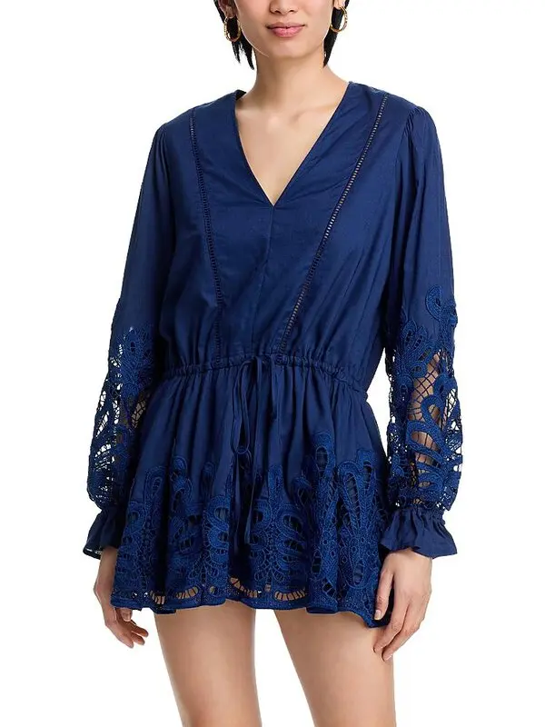 Ramy Brook Ingrid Mini Dress - Spring Navy