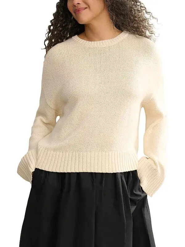 Jenni Kayne Cameron Crewneck Sweater - Cream