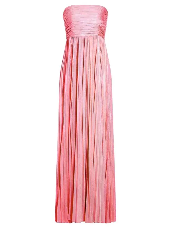 Retrofete Sevyn Pleated Gown - Pink