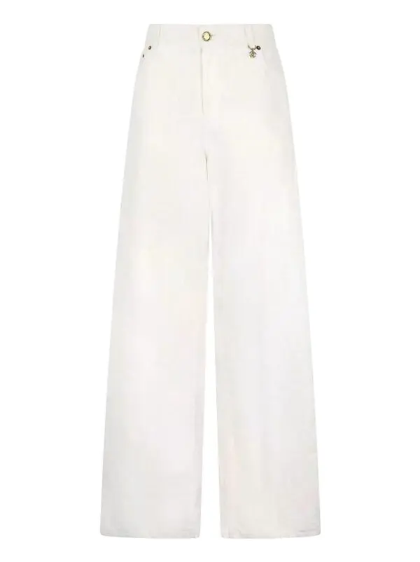 Roberto Cavalli Logo-charm Trousers - White