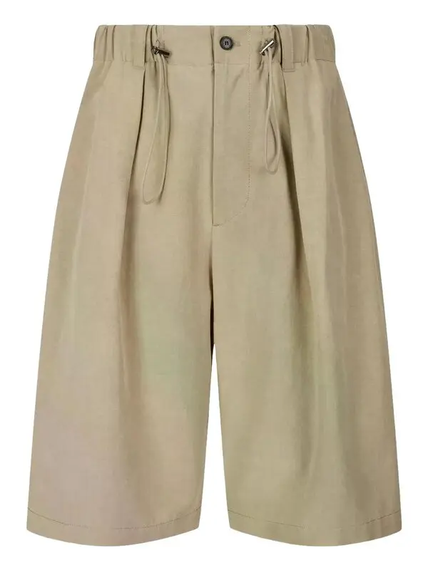 STUDIO TOMBOY Elasticated-waist Shorts - Neutrals