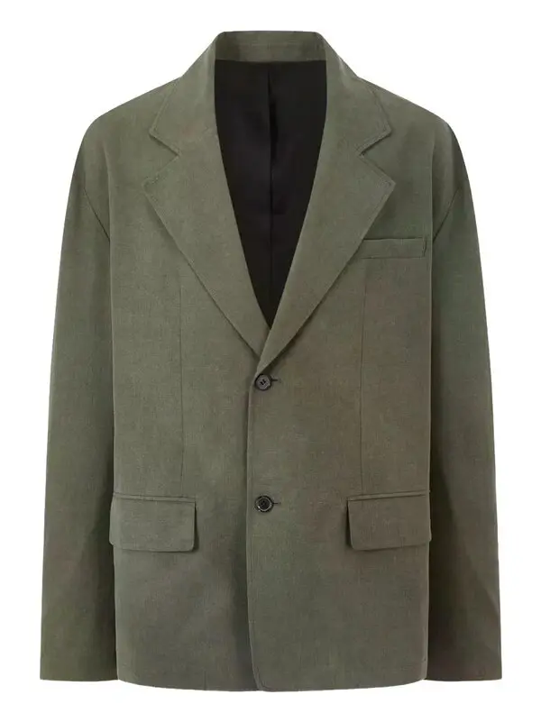 STUDIO TOMBOY Slub-textured Blazer - Green