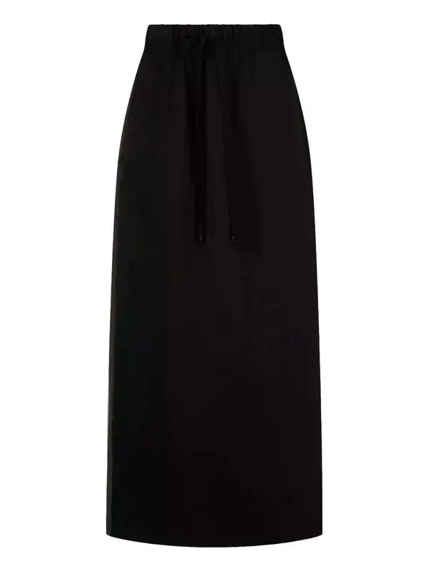 STUDIO TOMBOY Drawstring Full-length Skirt - Black