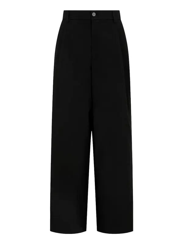 STUDIO TOMBOY Wide-leg Trousers - Black