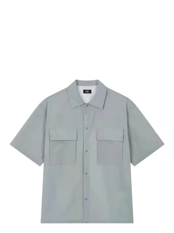 STUDIO TOMBOY Short-sleeve Utility Shirt - Blue